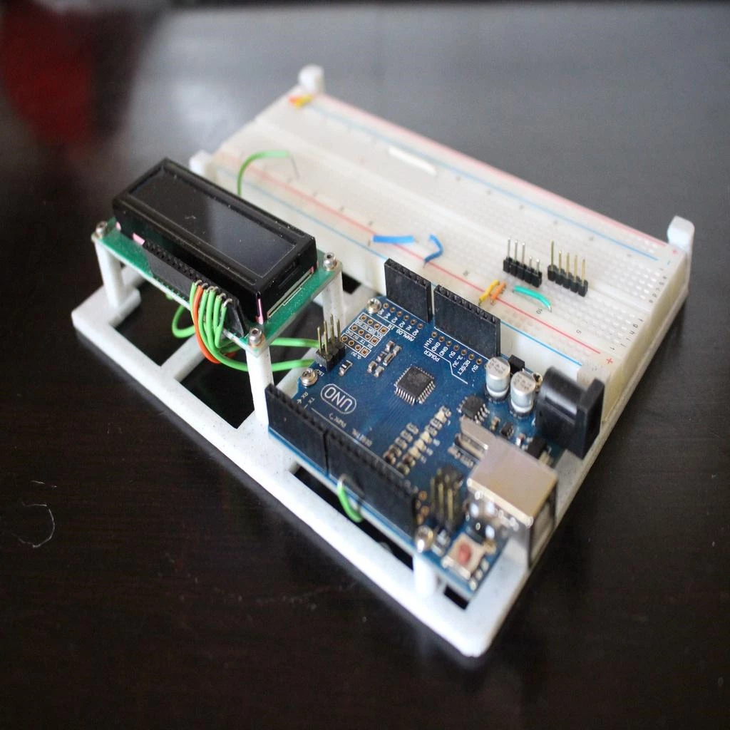 Arduino Breadboard Tutucu - Lcd, Arduino Uno Ve 830 Tie Breadboard İçin ...