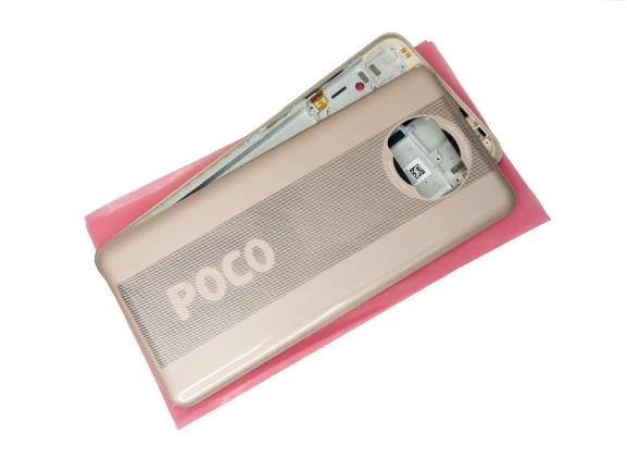 Xiaomi Poco X3 / Poco X3 Nfc kasa Arka Pil Kapağı (Orijinal FULL) GOLD ...